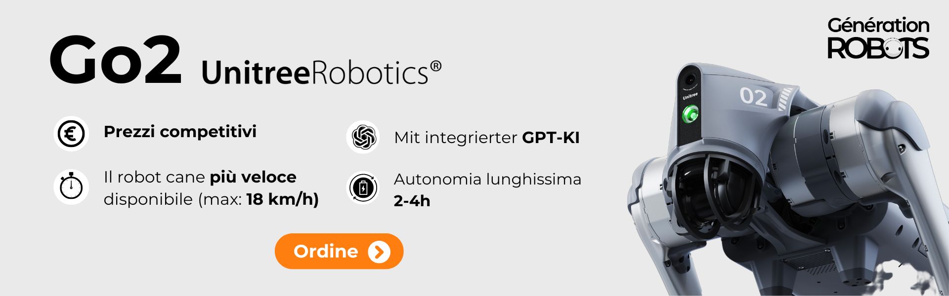 Robot autonomi, robot mobili, bracci robotici, cobot