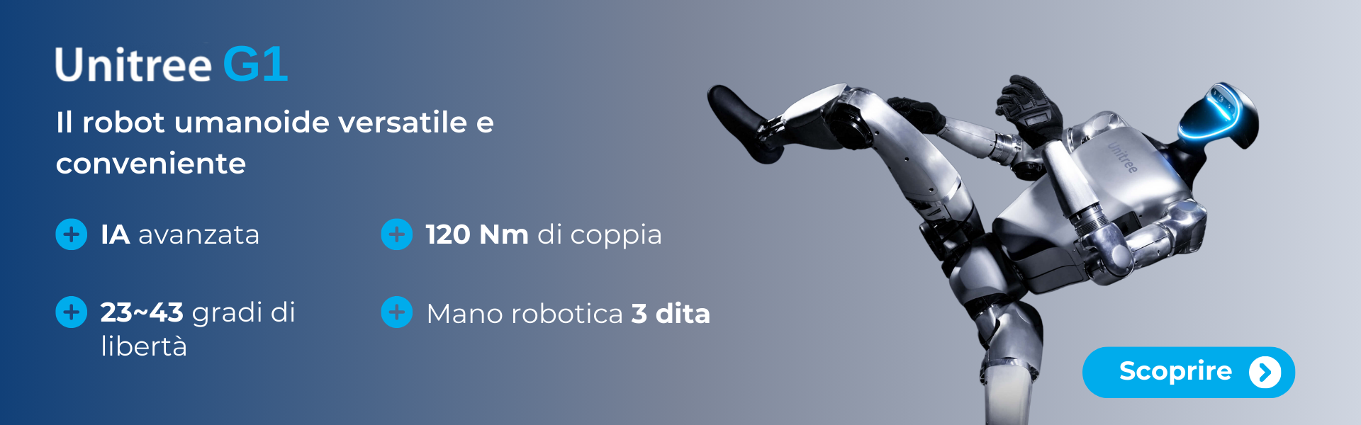 Robot autonomi, robot mobili, bracci robotici, cobot